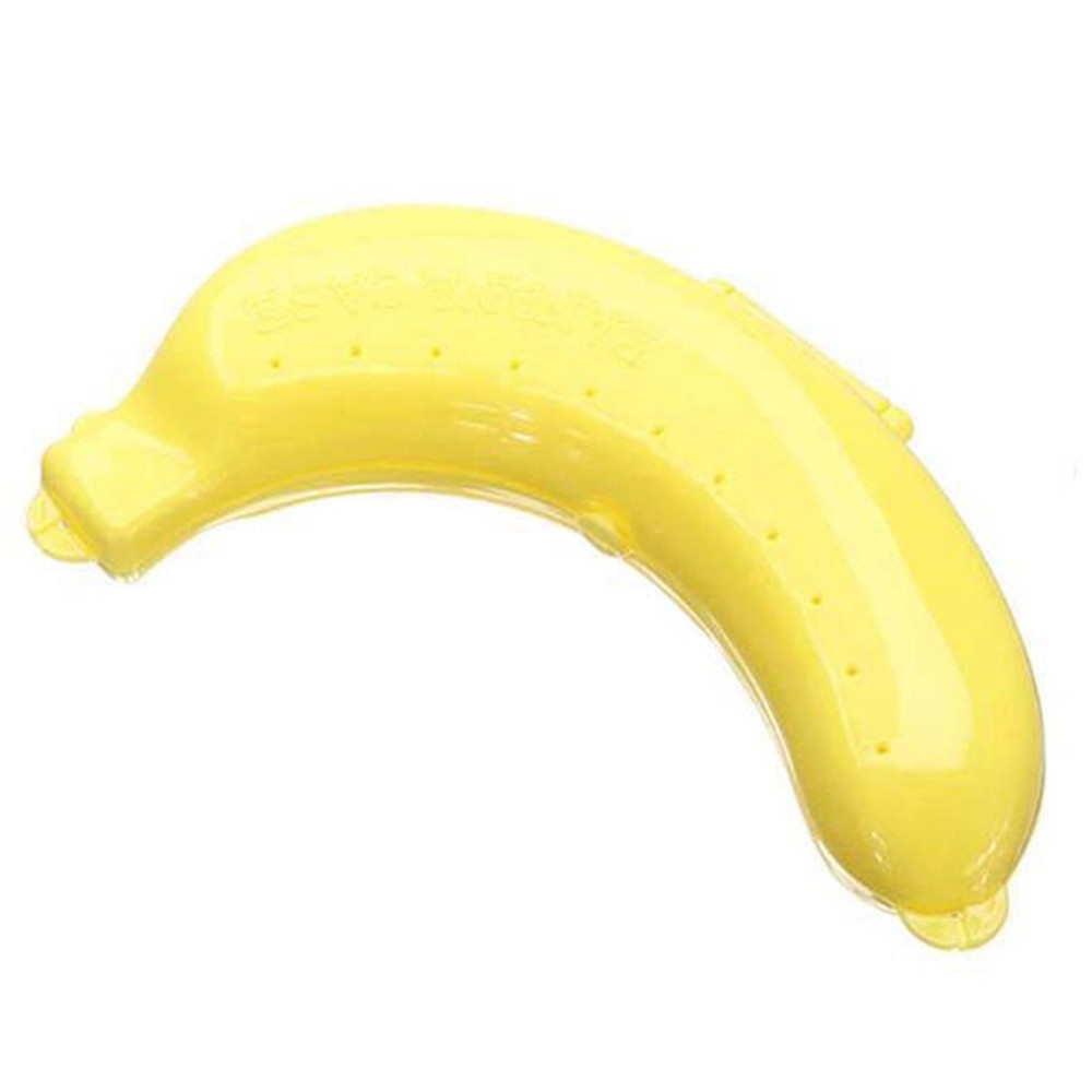 3-Color Cute Banana Fruit Protector Box Lunch Container and Storage ...